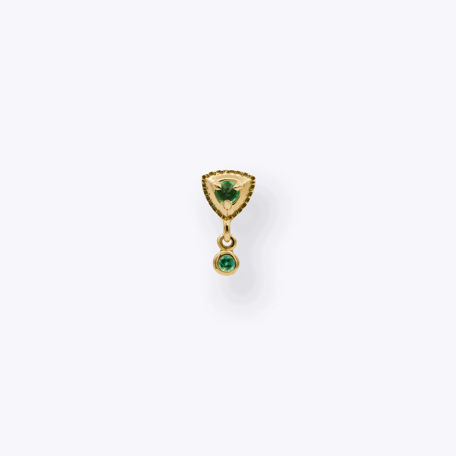 Hero Drop - Emerald - Threadless End- Tether Jewelry – Bpyesworld